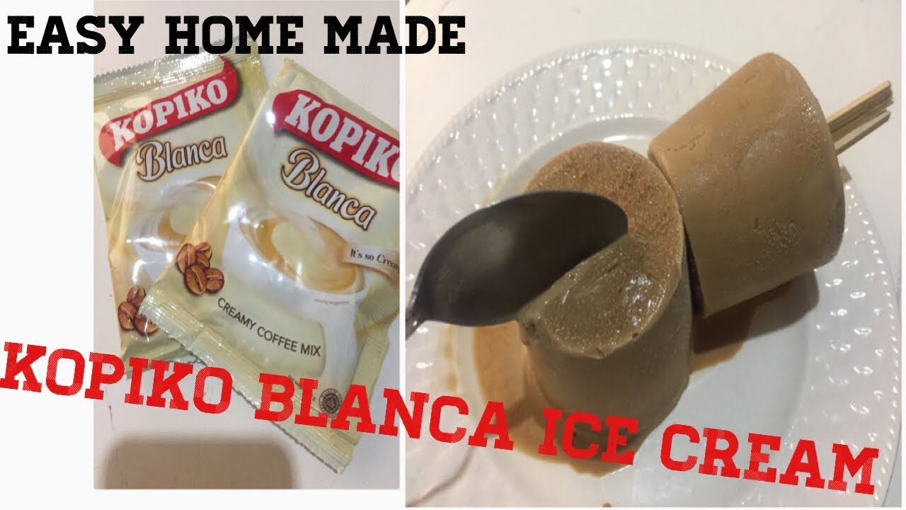 Kopiko blanca Ice cream!!! - YouTube