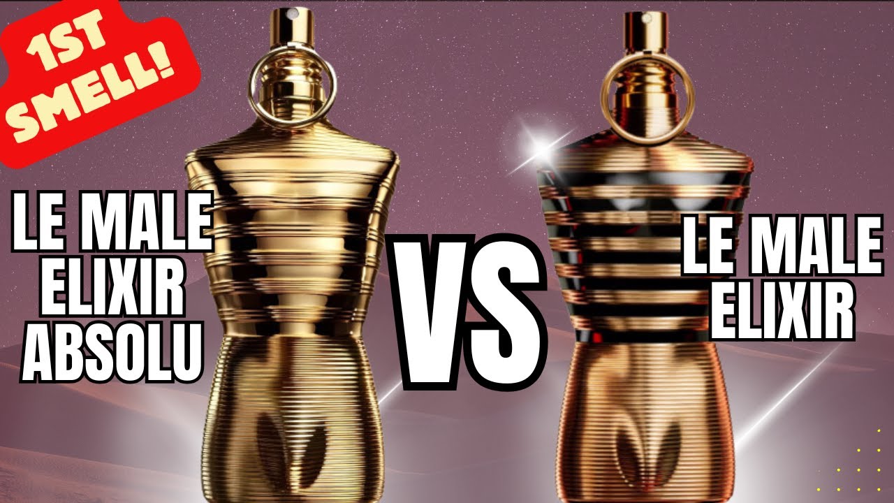 JPG Le Male Elixir Absolu 1st Smell VS Le Male Elixir! - YouTube
