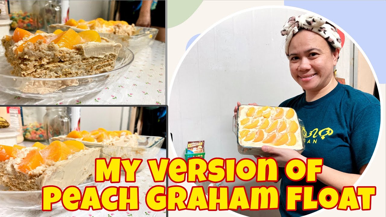 Peach Graham Float II Easy Recipe and Simple Dessert #nobakedessert ...