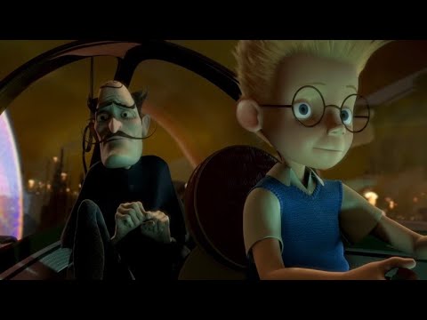 Льюис останавливает злобную шляпу и всё становится на круги своя. В гости к Робинсонам (2007)