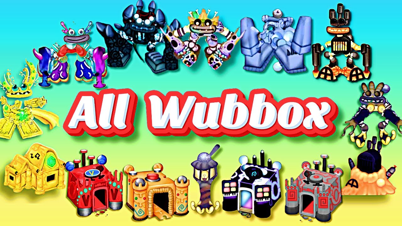 All Wubboxes👾COLLECTION🔊UpDown - Eggs & Boxes🏰All Islands🏝 "My Singing ...