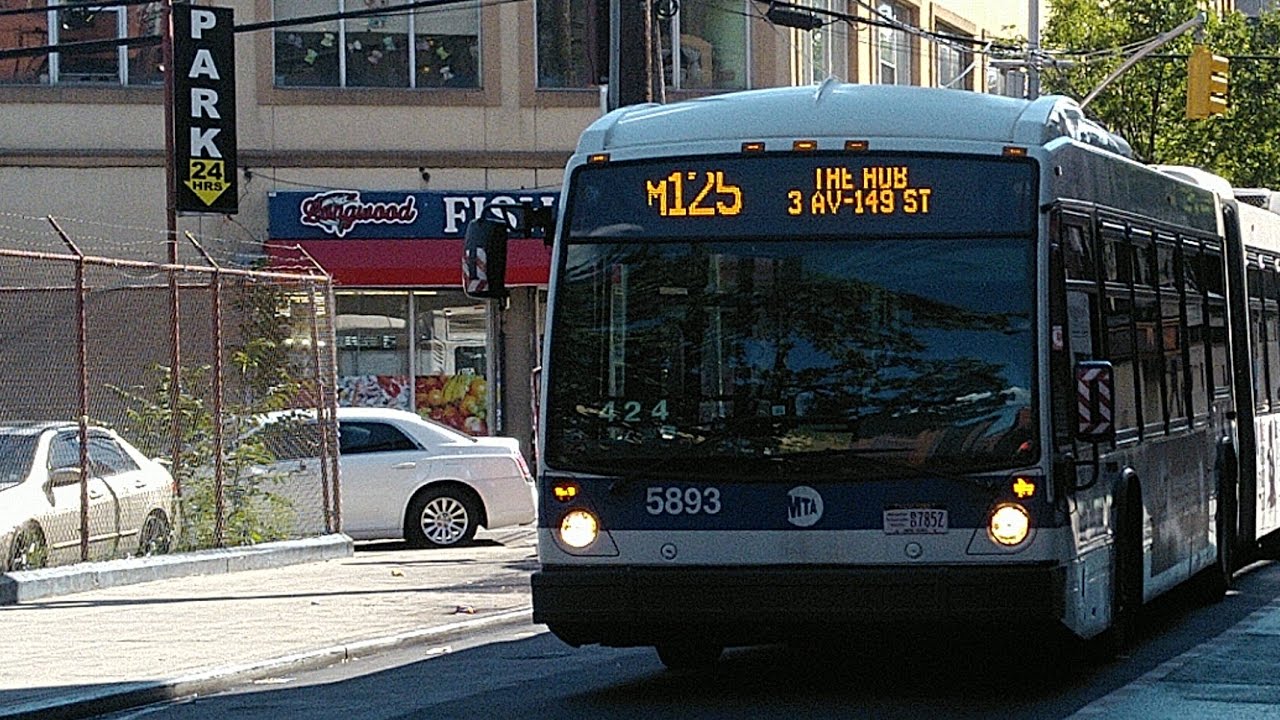 MTA NYCT bus: 2011 Novabus LFSA #5893 on the M125 / 2012 Novabus LFSA ...