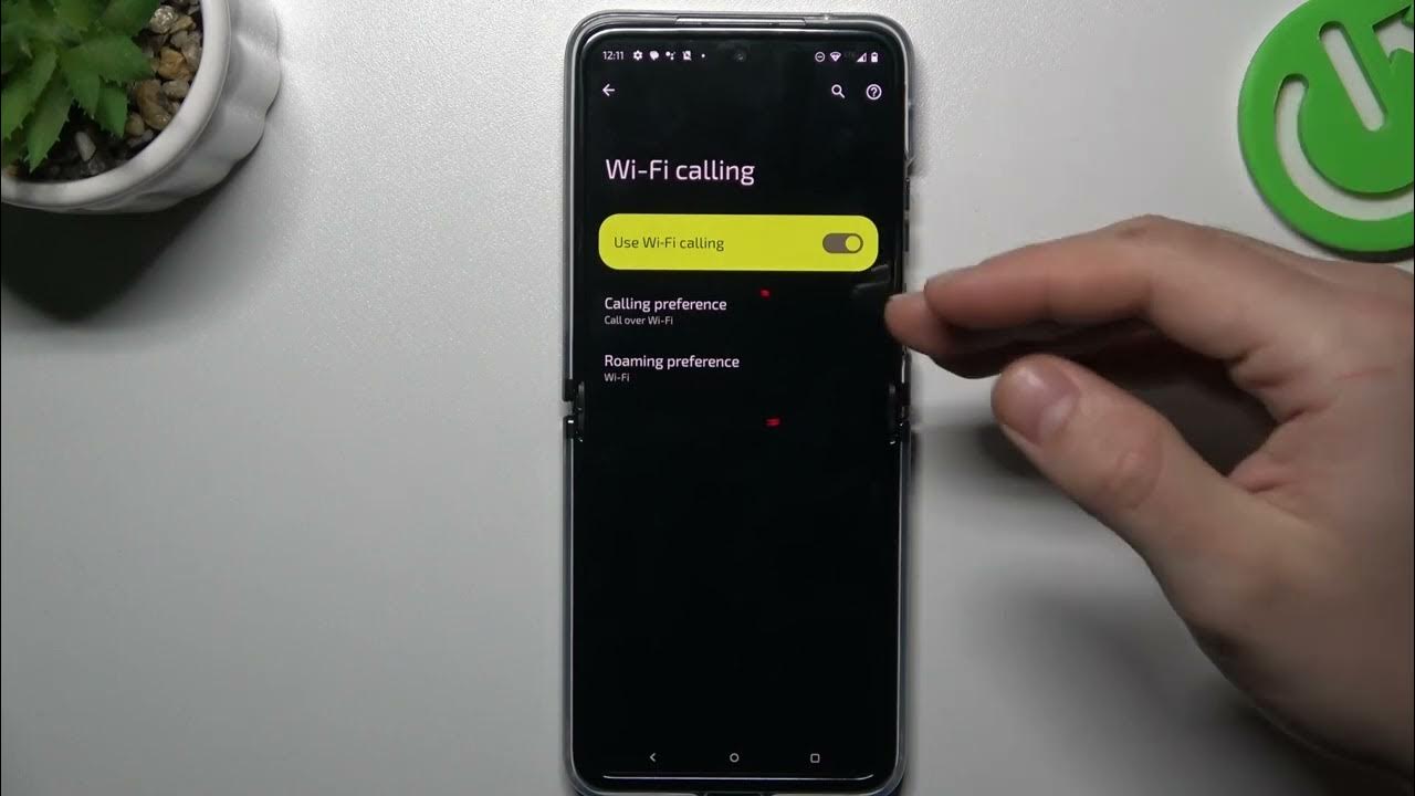 How to Turn On the WiFi Calling Feature on MOTOROLA Razr 40 Ultra - YouTube