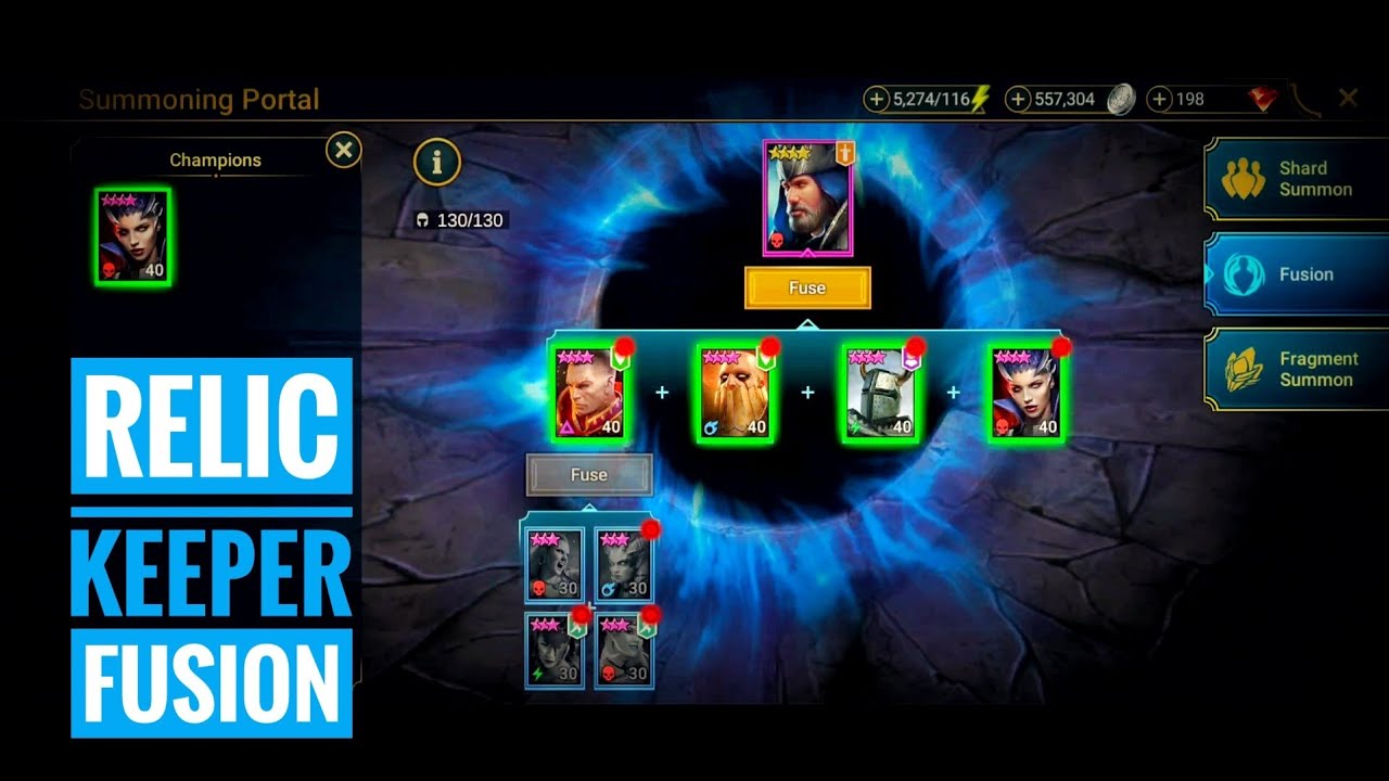 Relic Keeper fusion, raid shadow legends - YouTube