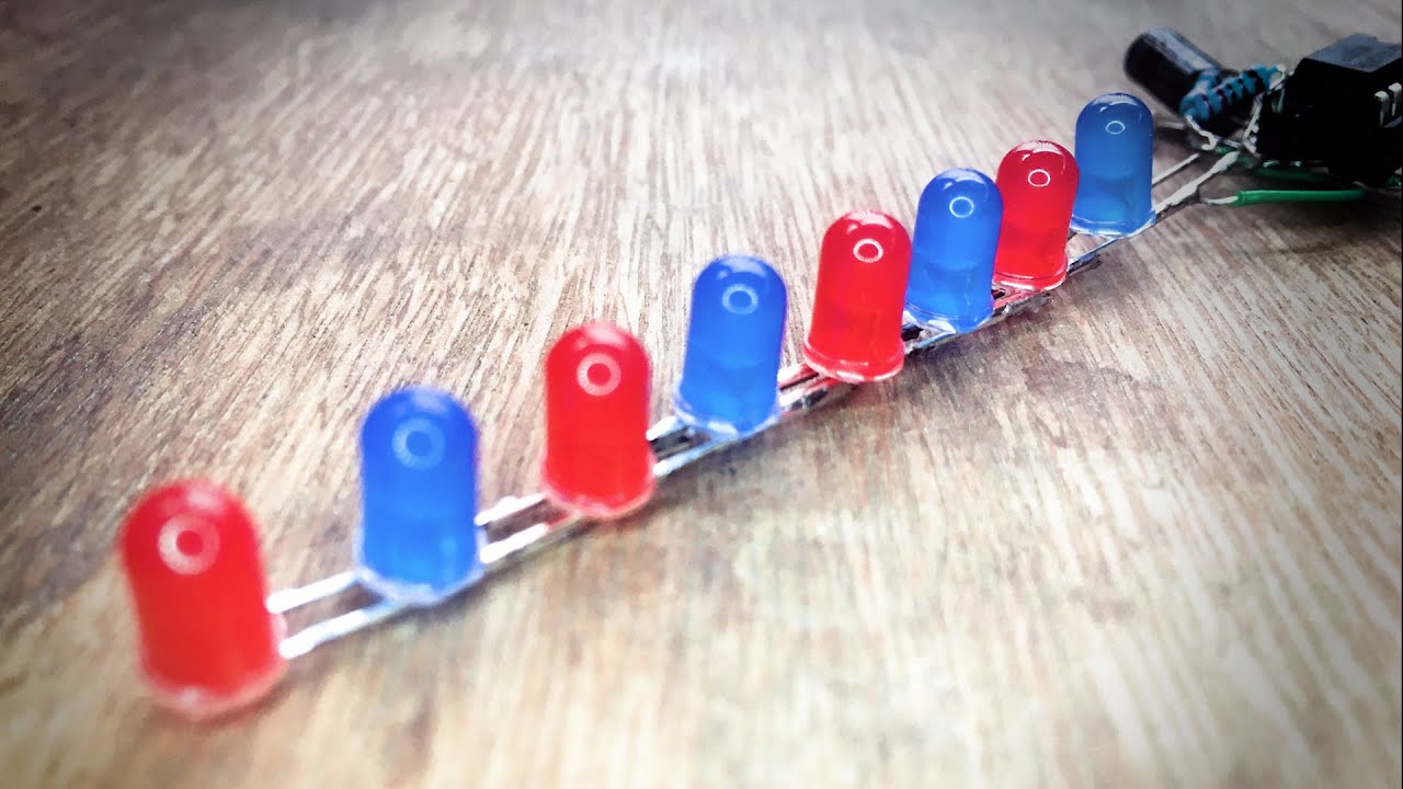 Awesome LED Chaser single line - YouTube