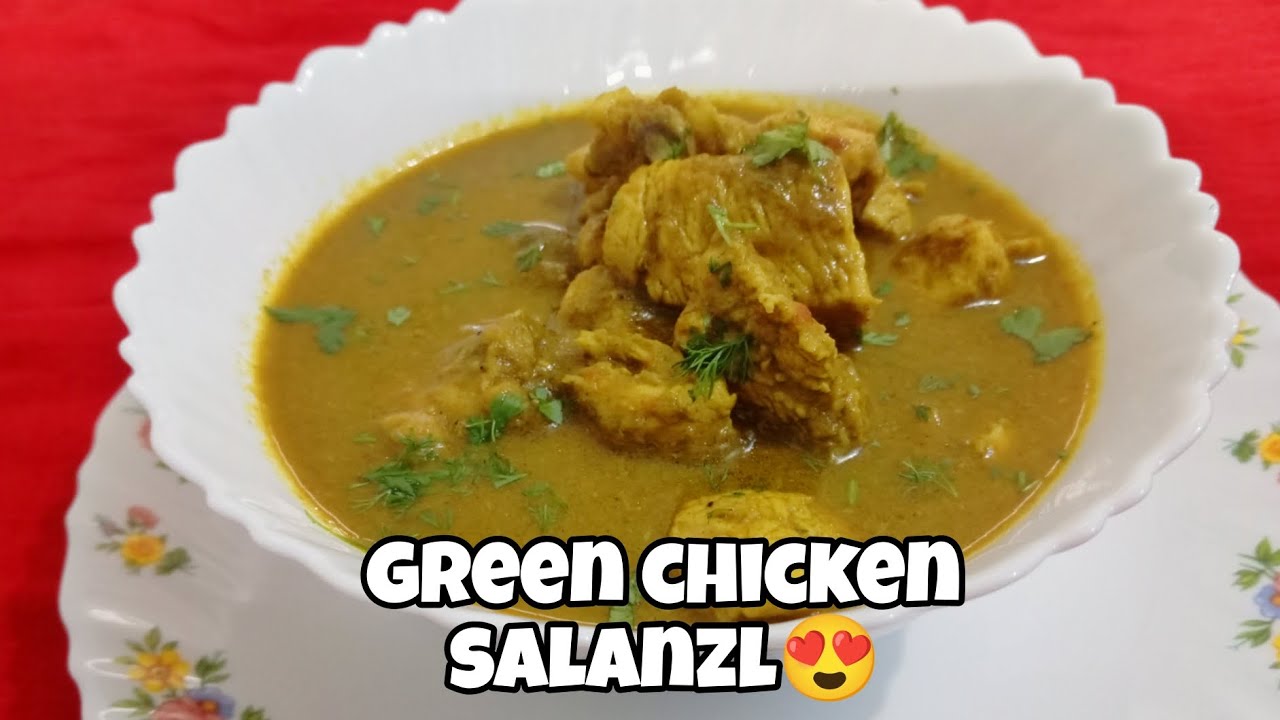 green chicken salan|restaurant style green chicken salan| homemade ...