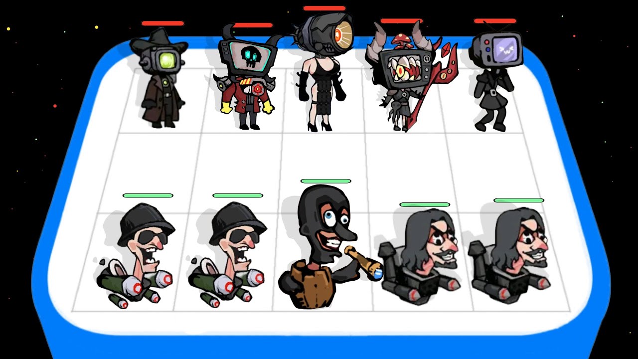 Merge War TV Camera Monster games Gameplay|Merge Toilet Monster vs ...