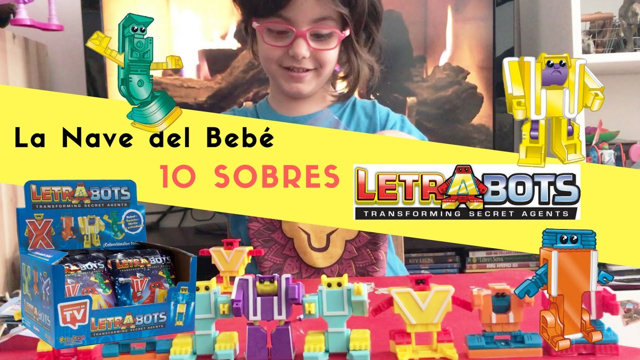 Abrimos sobres de letrabots ¡Aprende las letras con Alphabots! - YouTube