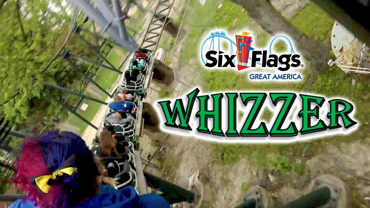 2019 Whizzer Roller Coaster On Ride HD POV Six Flags Great America ...