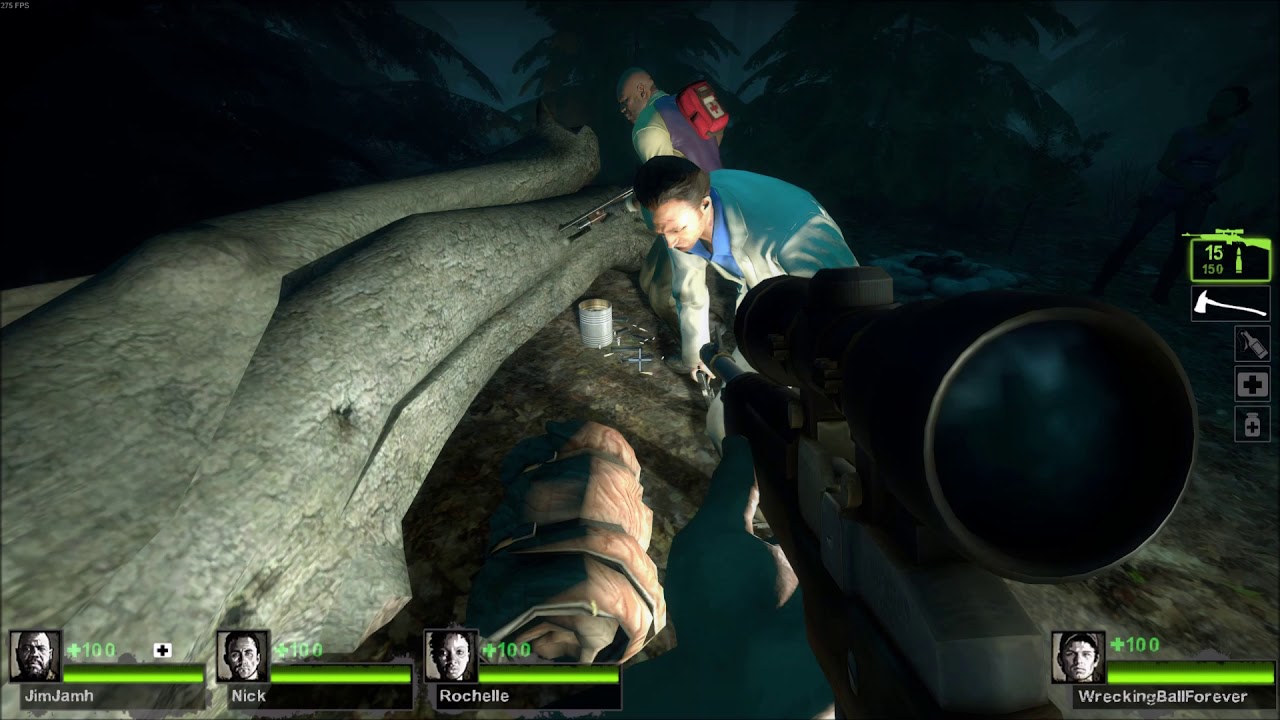Left 4 Dead 2 - I Get the Hunting Rifle - YouTube