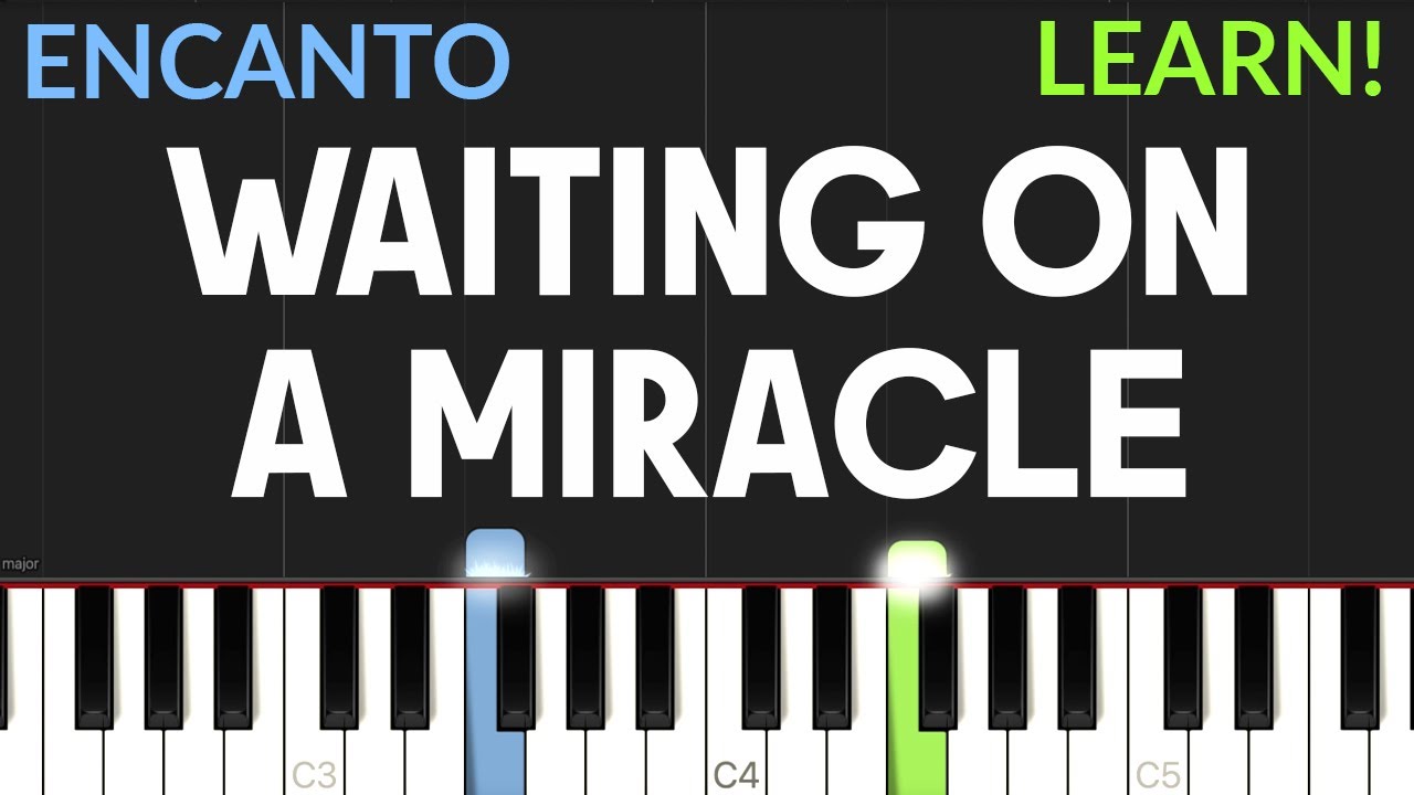 Waiting On A Miracle - Encanto (Disney) | EASY / MEDIUM Piano Tutorial ...