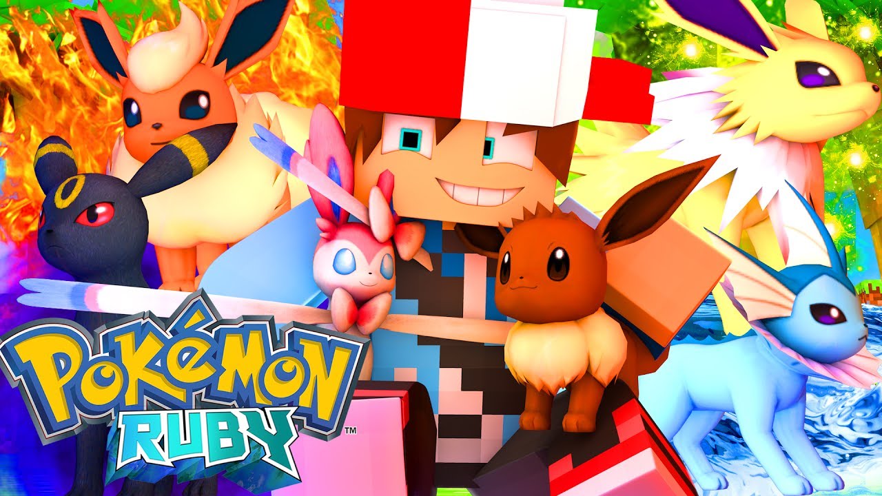 Minecraft: Pokemon Ruby - Os Irmãos Eevee !!! #158 - YouTube