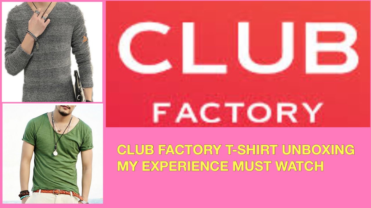 club factory my t-shirt unboxing My product unboxing nice website you ...