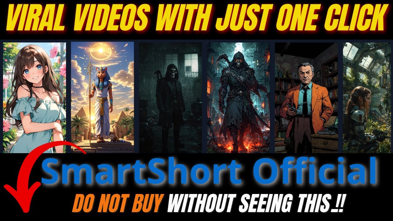 SmartShort AI Tutorial😱 How to Create Viral Videos in Just one click Whit SmartShort - YouTube
