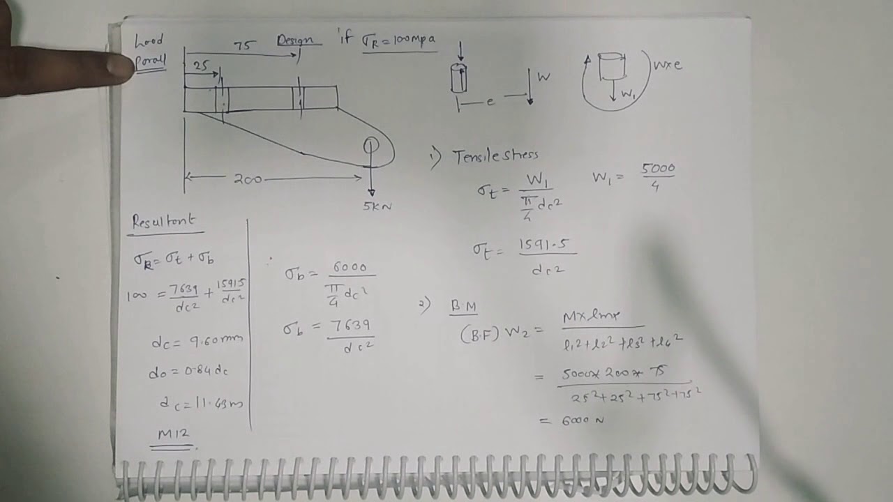 Load parallel to bolt axis by KETAN - YouTube
