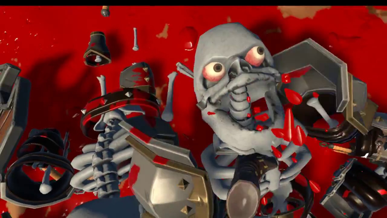GORN Custom Battle Gameplay - Skeleton Battle (No Commentary) - YouTube