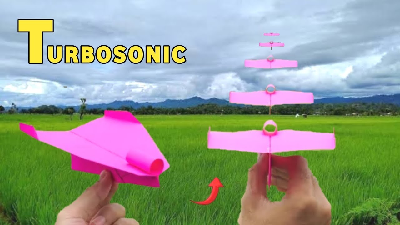Turbo speed - How to make a paper airplane that flies far every day ...