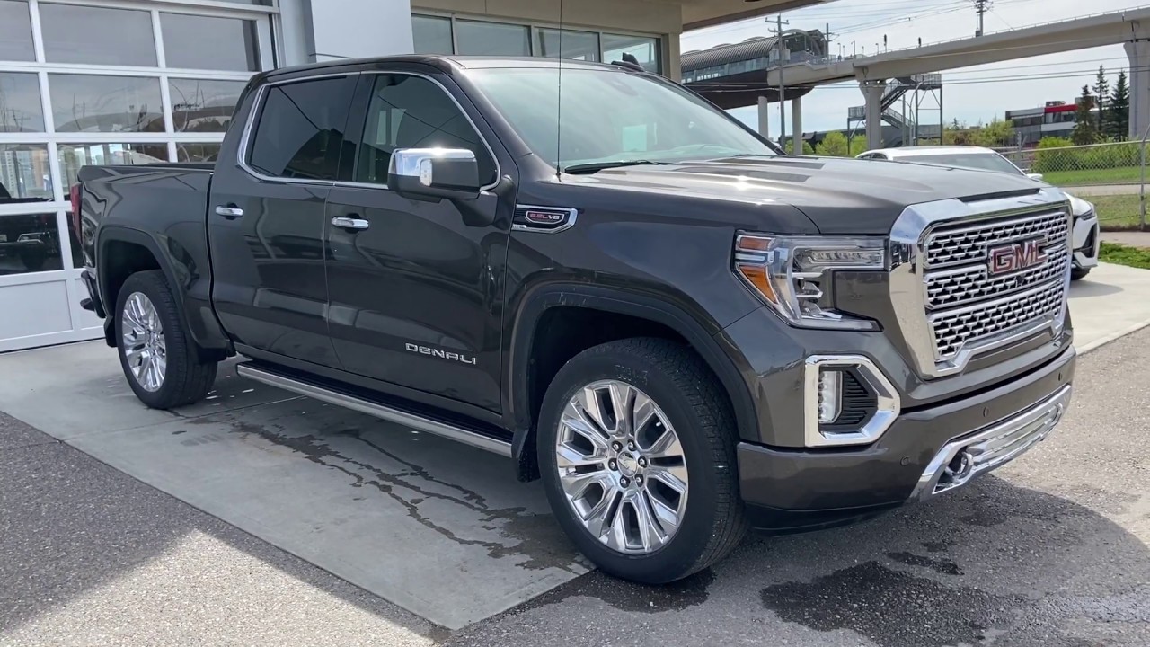 Brown 2020 GMC Sierra 1500 Denali Review - GSL GM City | Calgary - YouTube