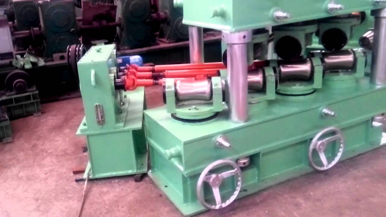 Steel Pipe Straightener - YouTube