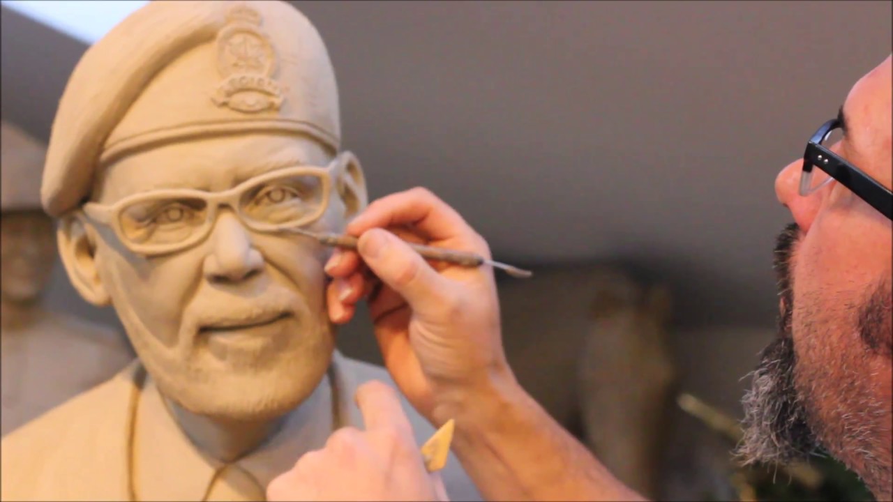 Making of Manotick Memorial Bronze Sculpture | Legionnaire ...