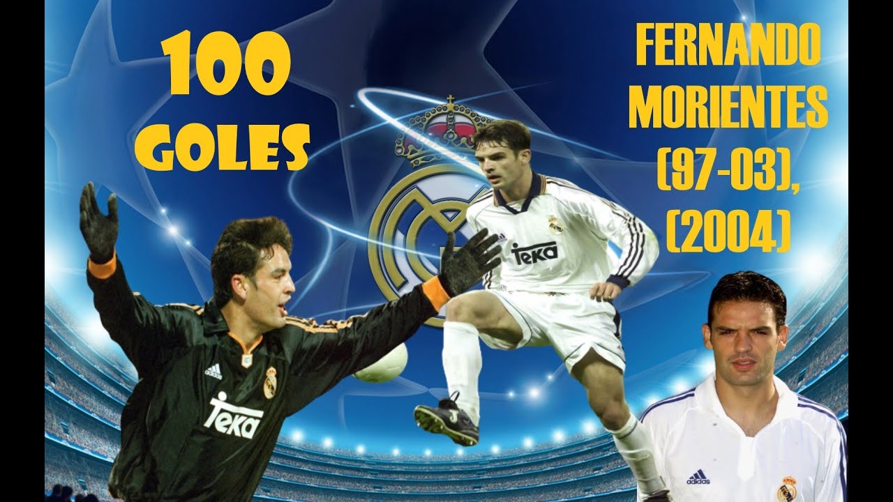 🇪🇸FERNANDO MORIENTES, SUS 100⚽GOLES OFICIALES CON EL REAL MADRID - YouTube