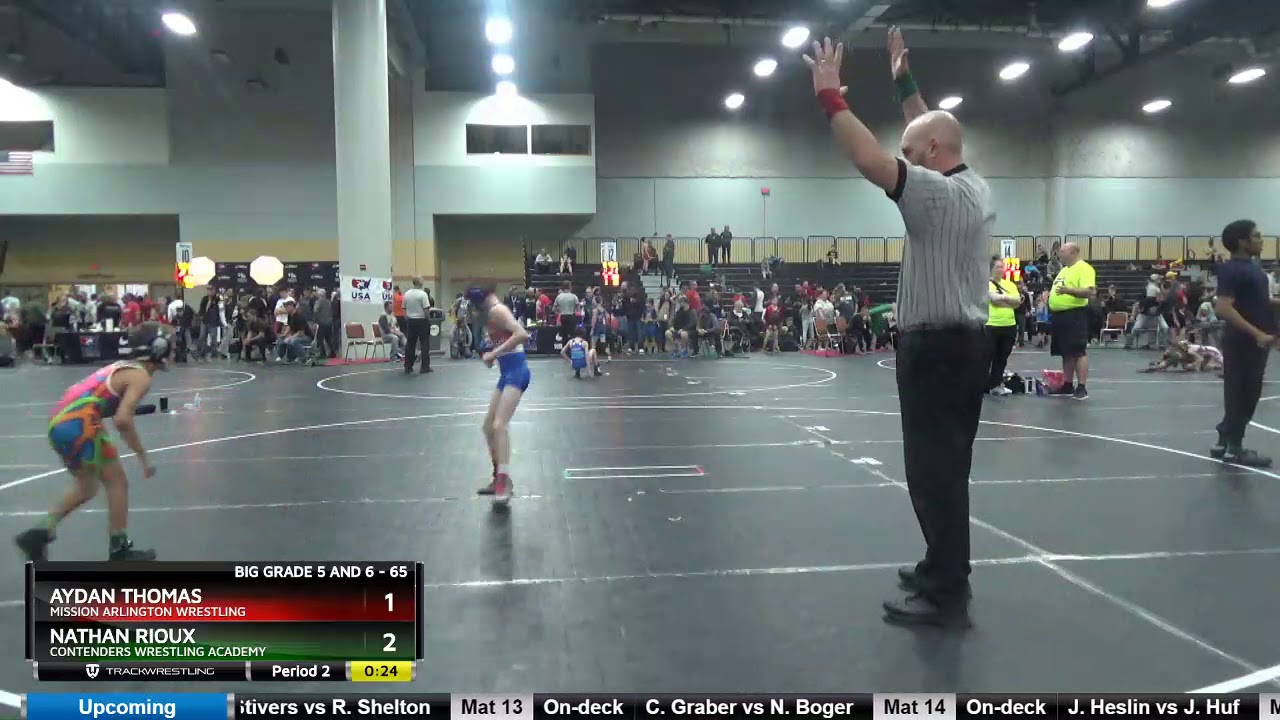 Big Grade 5 And 6 65 Nathan Rioux Contenders Wrestling Academy Vs Aydan ...