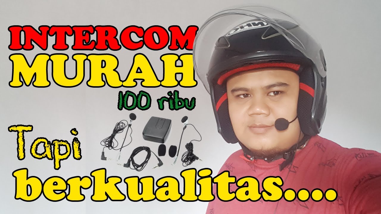 Review Intercom Helmet to Helmet, Intercom Murah - YouTube