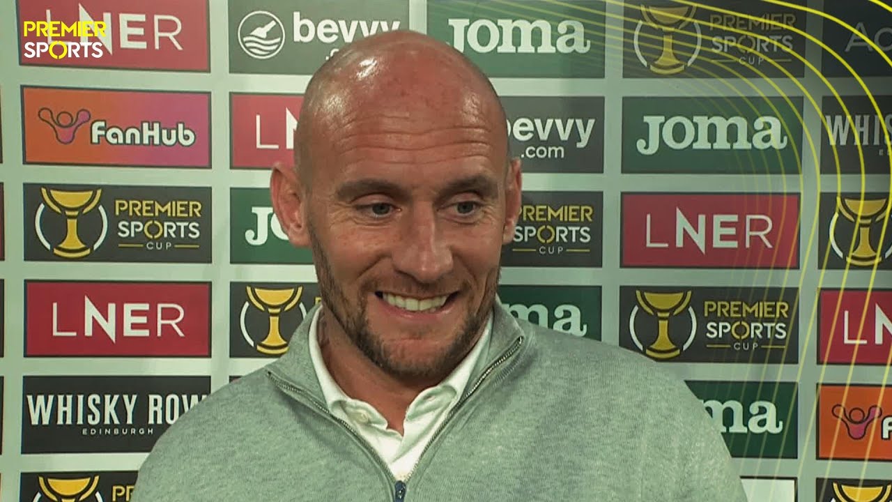 Hibernian head coach David Gray gives post-match thoughts after 5-1 win ...