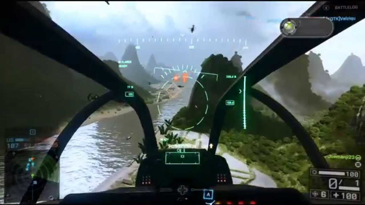 Bf4 Chopper Gameplay using Roxio HD Pro on the Xbox 360 - YouTube