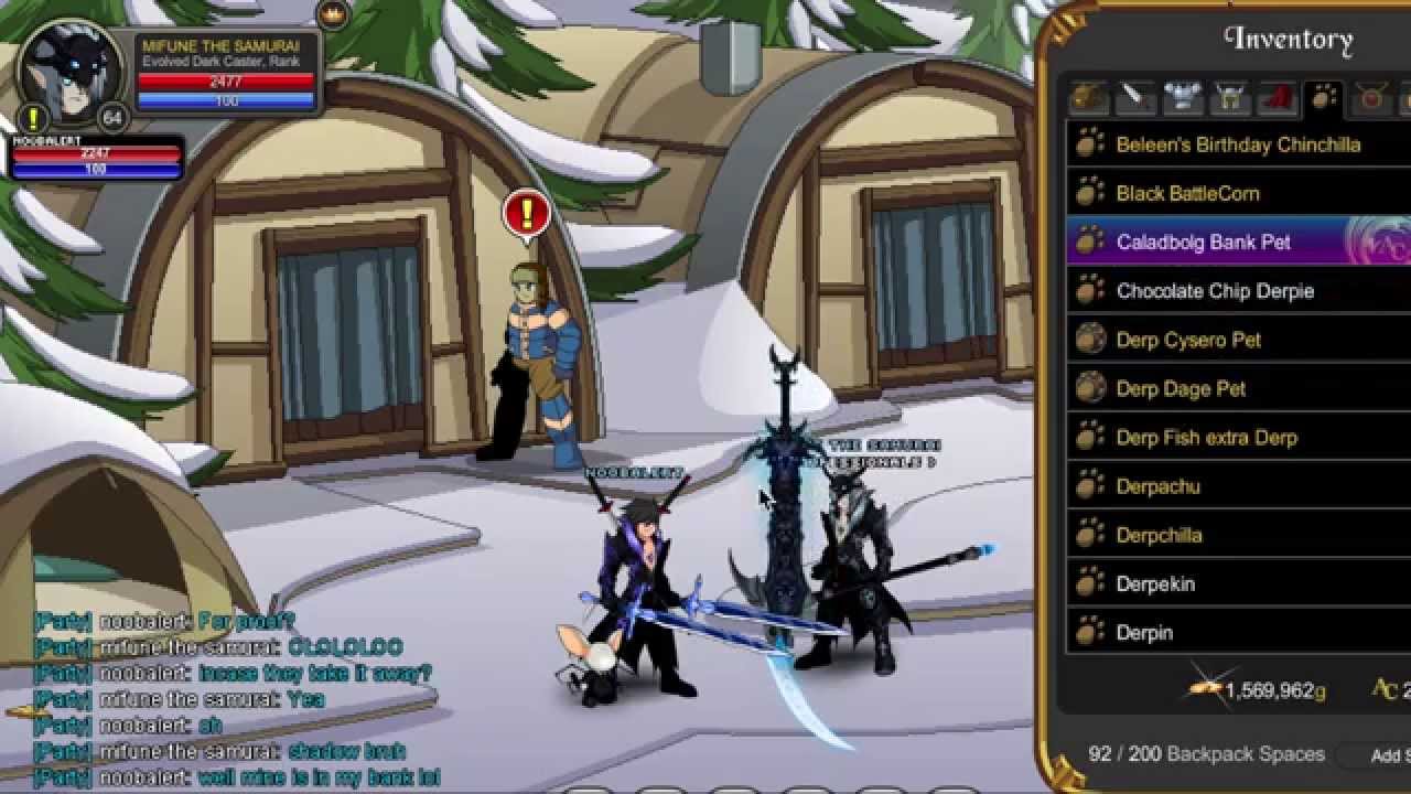 AQW: Getting Shadow Evolved Legion Vampire - YouTube