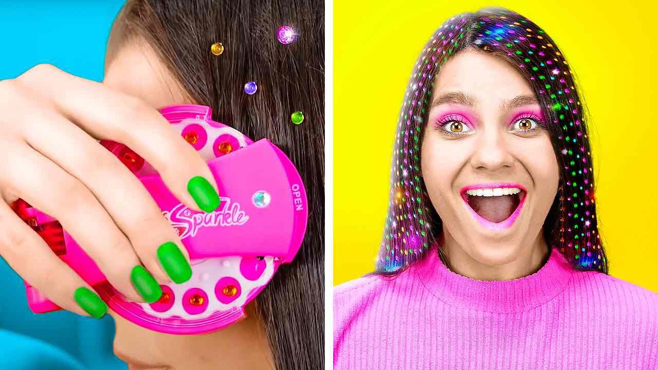 SMART HAIR HACKS || Hair Hacks And Tips Every Girls Should Know by 123 ...