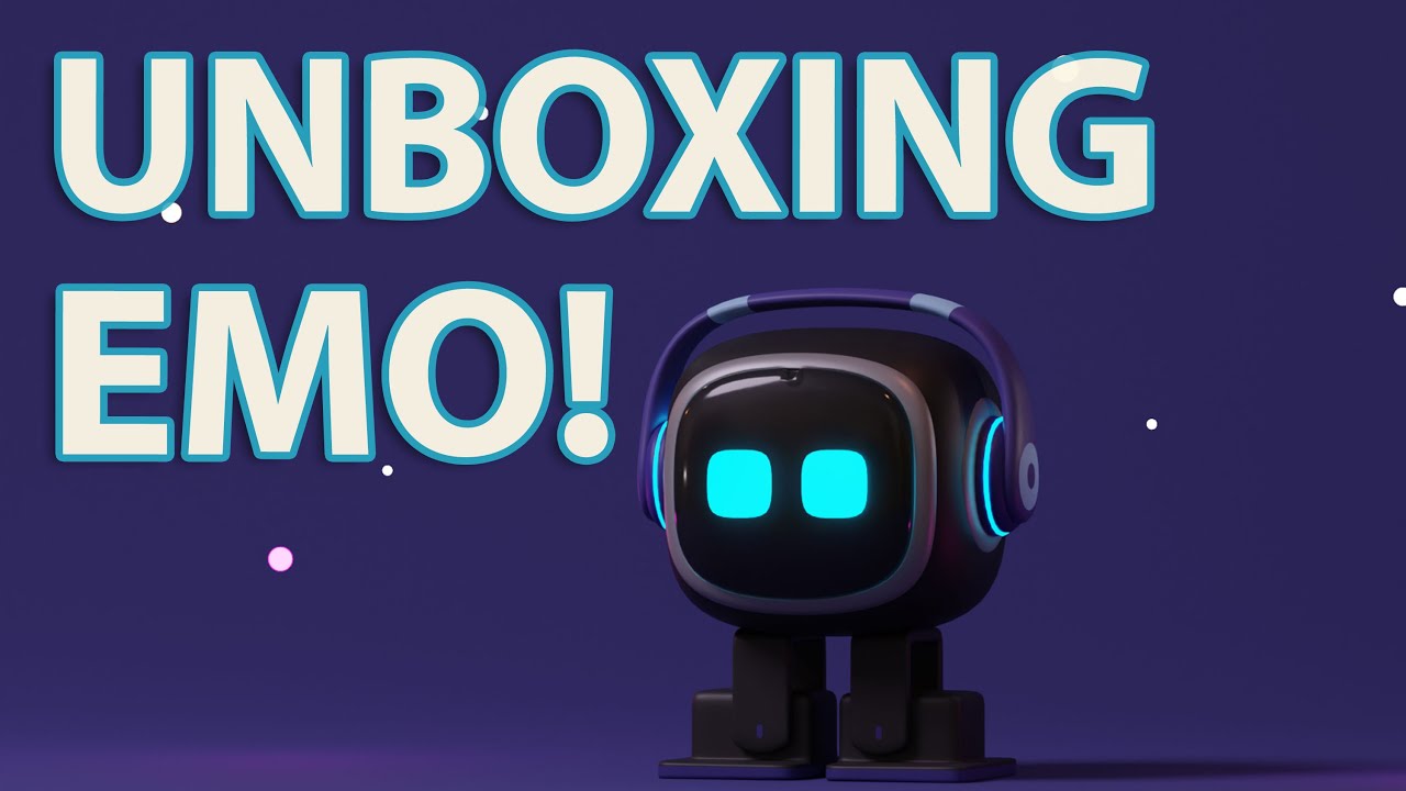 🤖 Unboxing and Setup of EMO Go Home the Robot | The Cutest New AI-Buddy ...