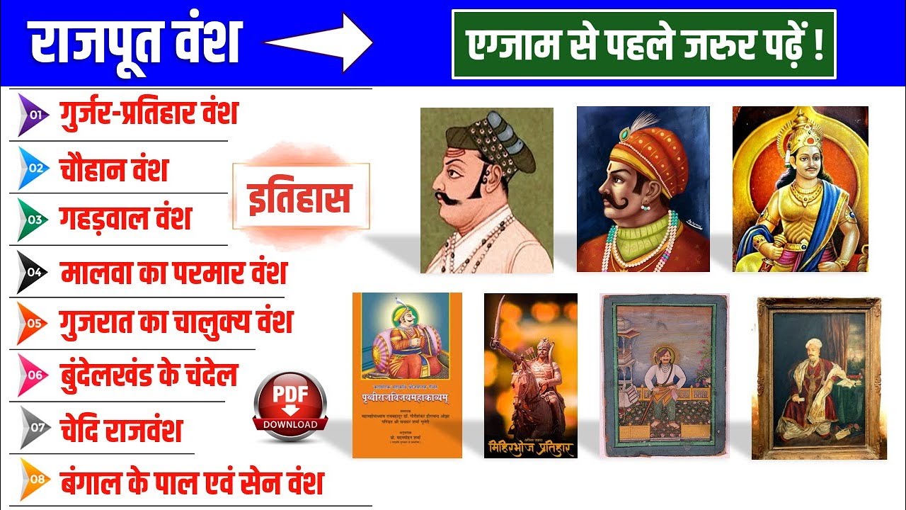 History | राजपूत वंश | राजपूत वंश एवं उनका साम्राज्य | राजपूतों की ...