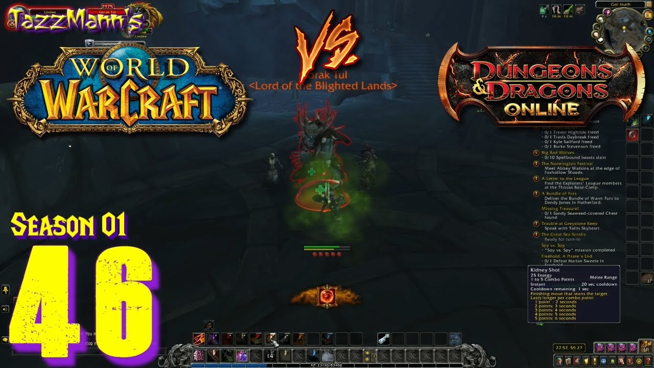 T4zzM4nn's - WoW vs. DDO E46 (WoW) - The Slaying Of Gorak Tul - YouTube