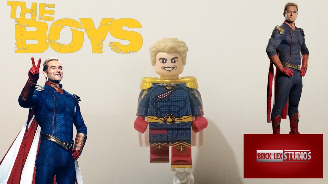 LEGO Homelander The Boys (XINH) Review | Unofficial Minifigures - YouTube