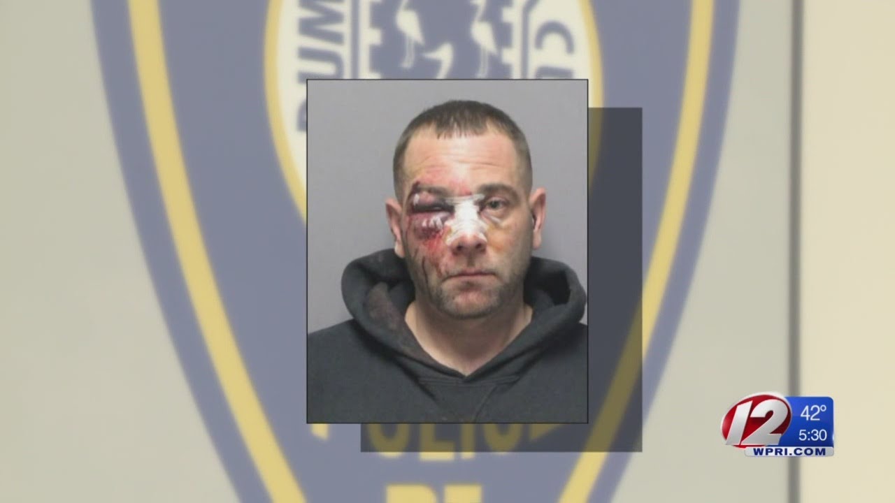 Cranston man charged with stabbing police officer - YouTube