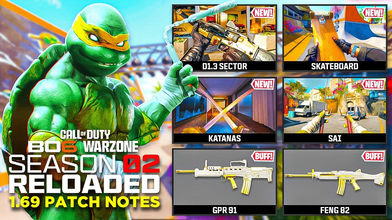 NEW BLACK OPS 6 SEASON 2 RELOADED UPDATE 1.69 PATCH NOTES! 🔥 (NEW ...