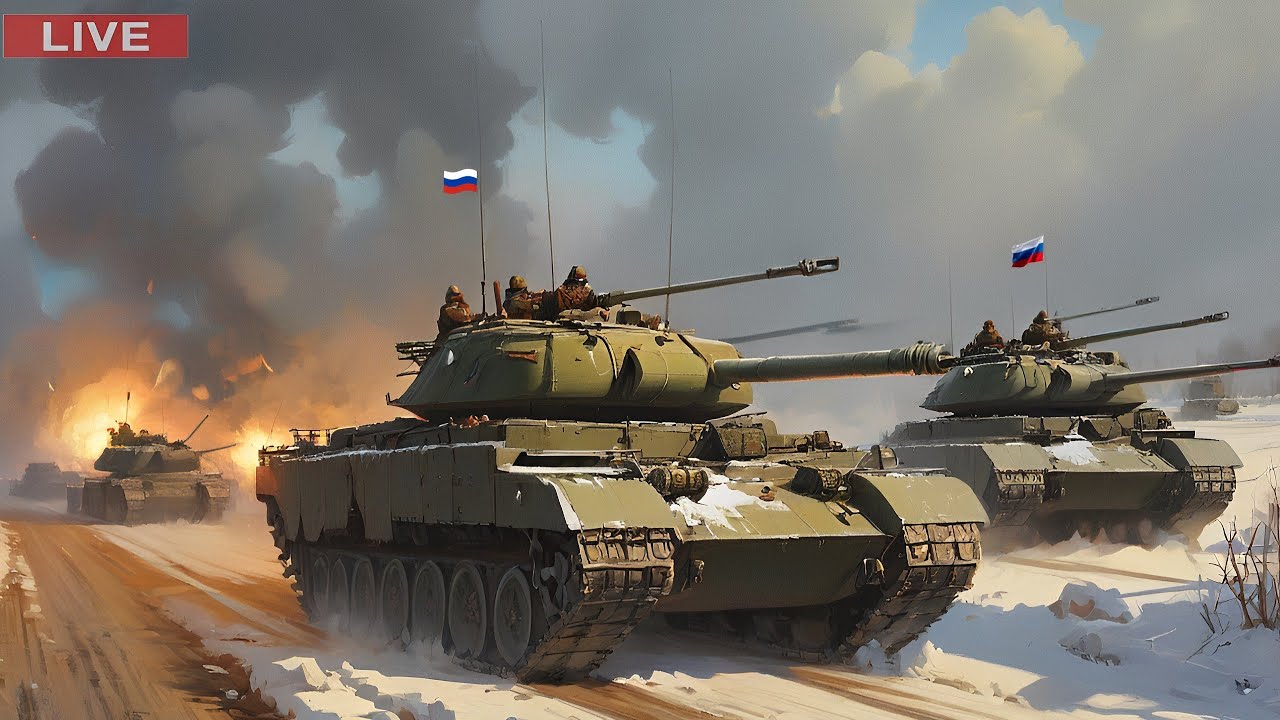 TODAY, MAY 12, a large Russian tank convoy was hit by a US rocket in ...