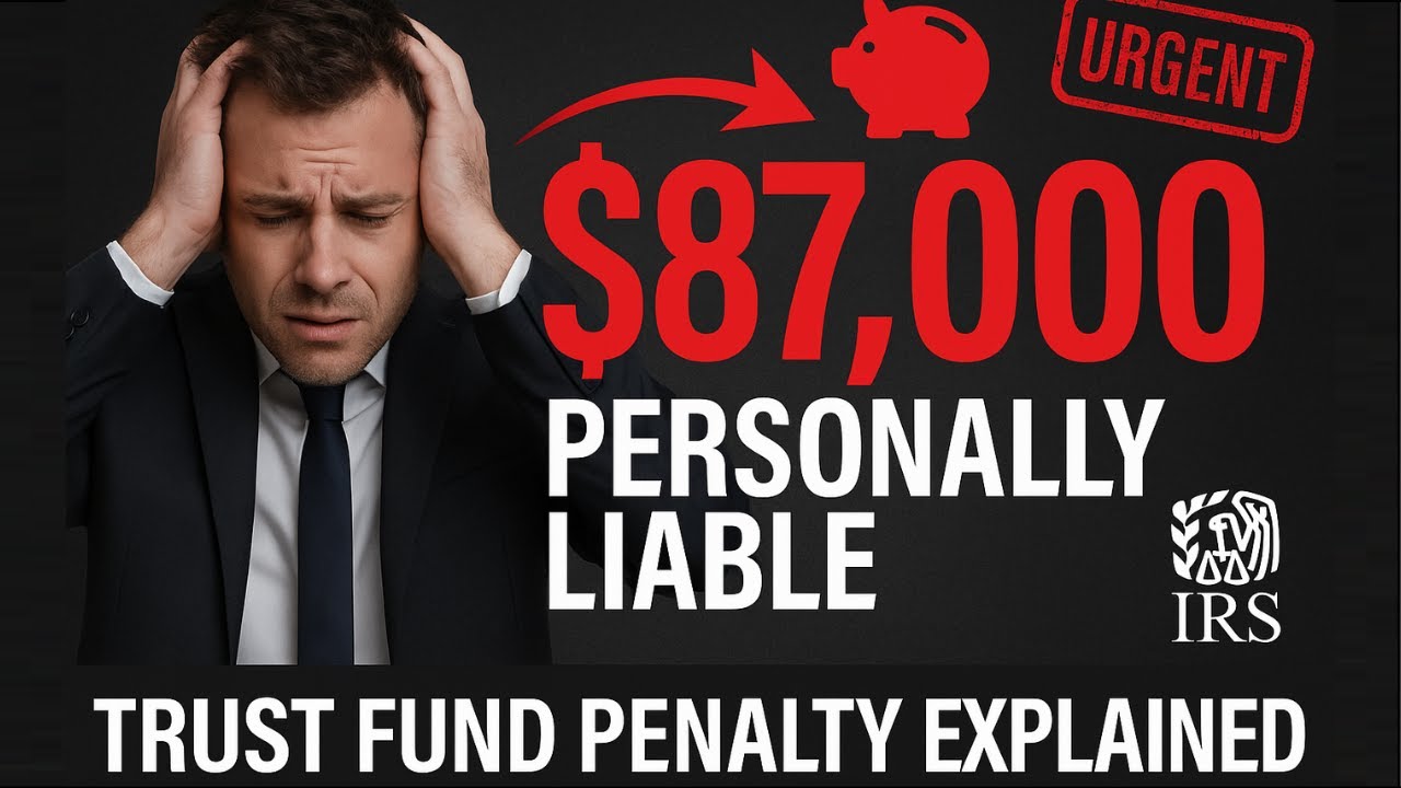 Trust Fund Recovery Penalty: IRS Holds YOU Personally Liable for ...