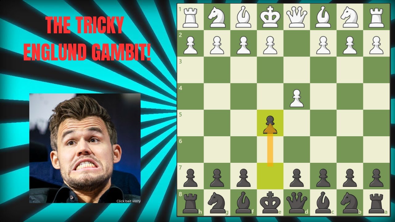 THE EXTREMELY TRICKY ENGLUND GAMBIT! Beginner Chess! - YouTube