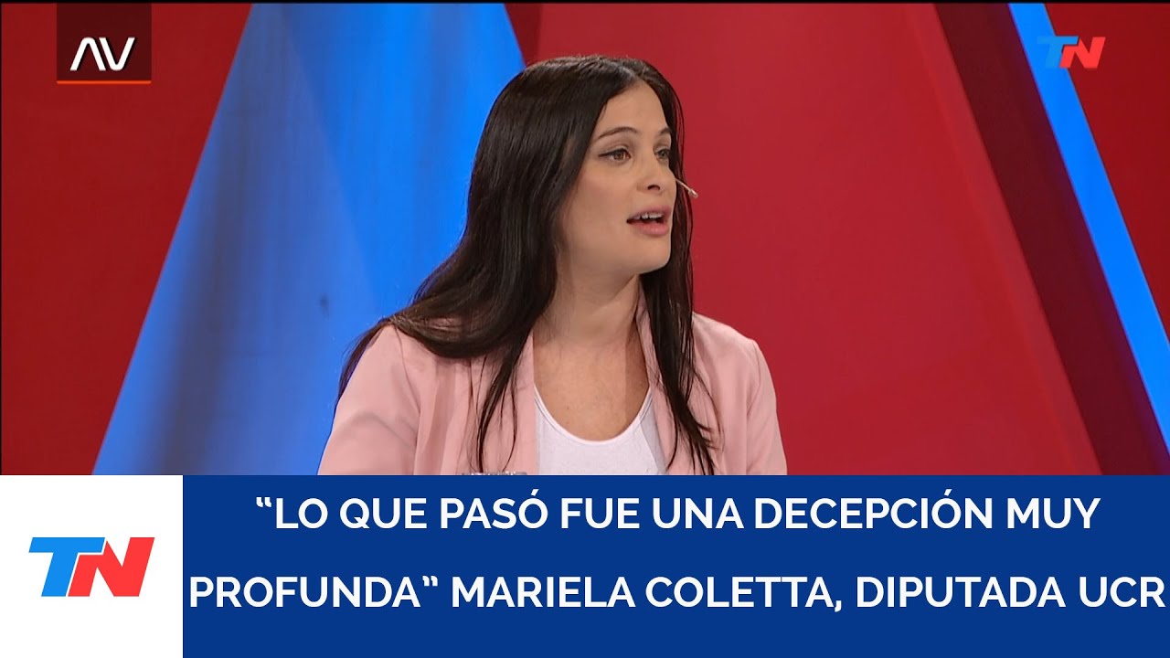 "Lo que pasó fue una decepción muy profunda" Mariela Coletta, diputada ...