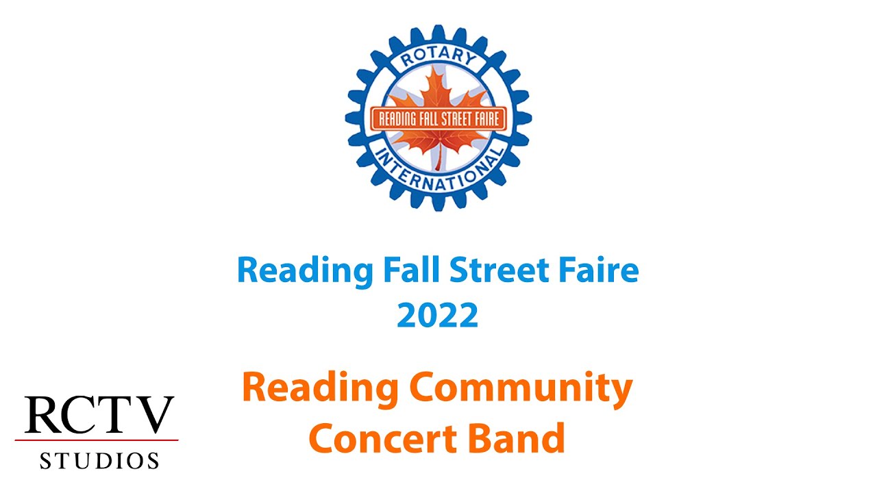 Reading '22 Fall Street Faire: Reading Community Concert Band - YouTube