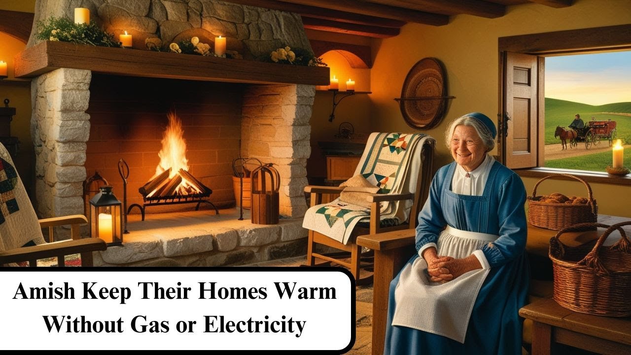 How the Amish Keep Their Homes Warm Without Gas or Electricity - YouTube