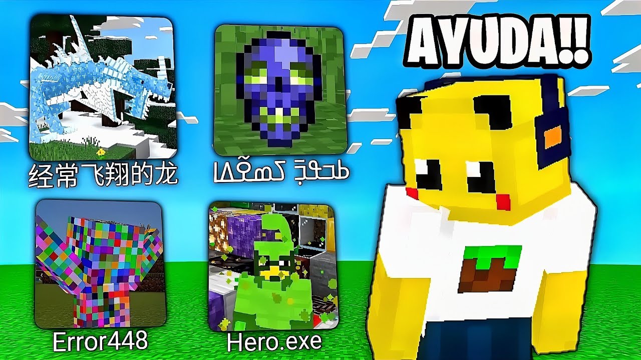 Probé MODS con VIRUS en MINECRAFT ☠️ - YouTube