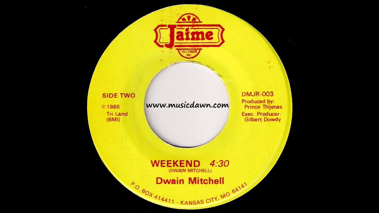 Dwain Mitchell - Weekend [Jaime] 1986 Modern Funk Boogie 45 - YouTube