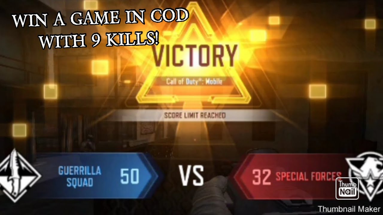 WIN A GAME IN COD MOBILE WITH 9 KILLS! | Call of Duty:Mobile - YouTube