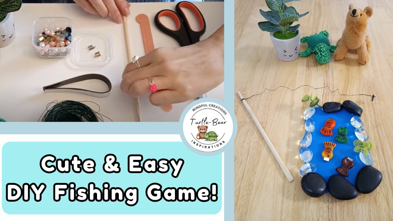 Create a Cute Fishing Game | Relaxing & Enjoyable DIY - YouTube