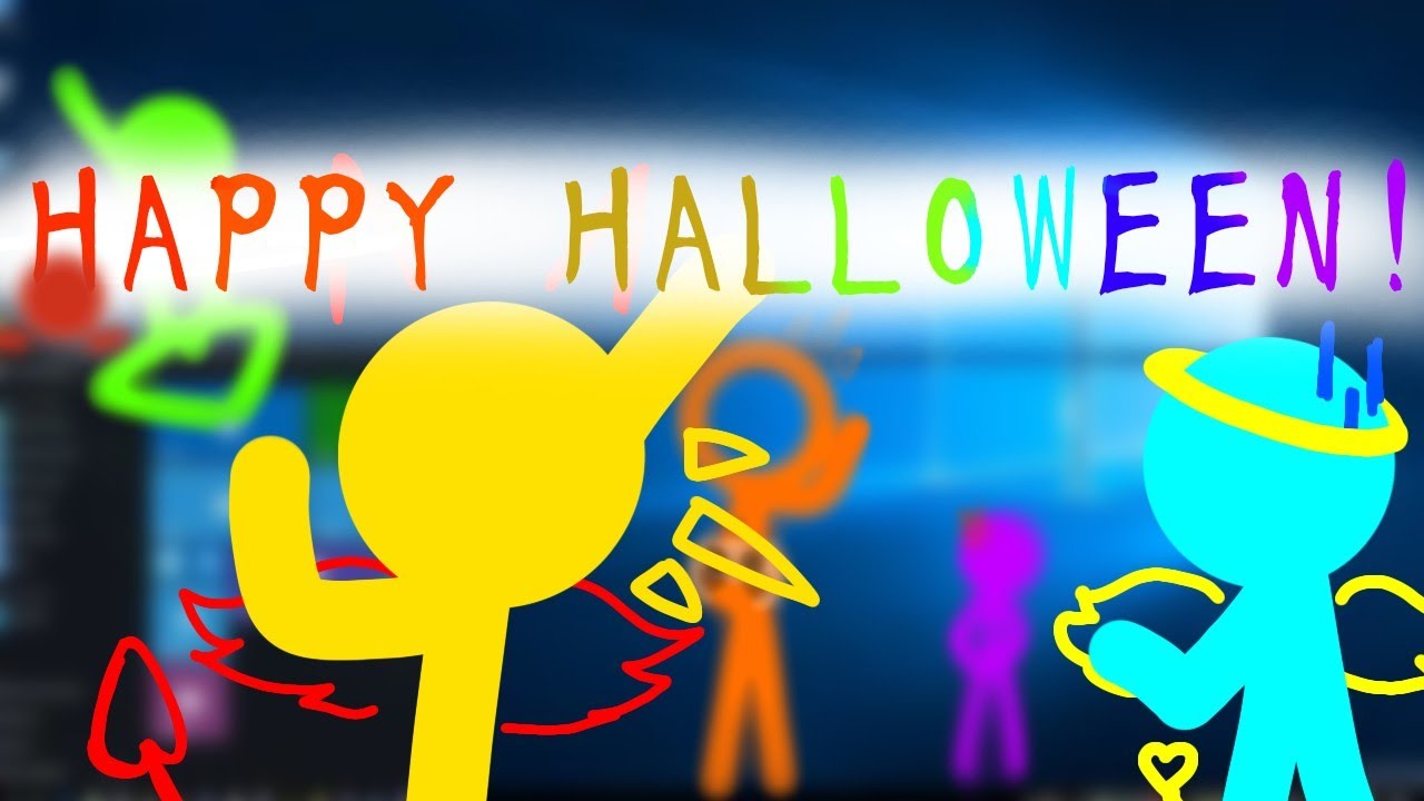 HAPPY HALLOWEEN//meme Alan Becker ️🧡💛💚💙💜 - YouTube