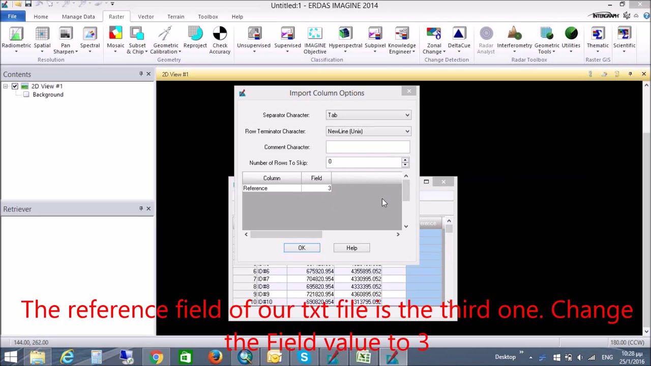 Accuracy Assessment of supervised classification with ERDAS 2014 - YouTube