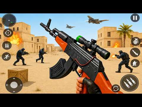 Commando Frontline Strike Gun Games FPS - Banduk Wala Game _ Android GamePlay